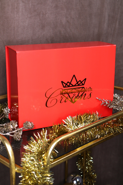 Red CSC Silk Lined Gift Box